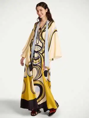 La DoubleJ Sanctuary Placée Silk Twill Maxi Dress