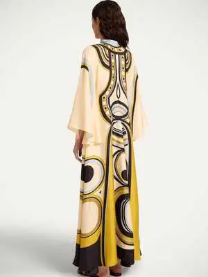 La DoubleJ Sanctuary Placée Silk Twill Maxi Dress