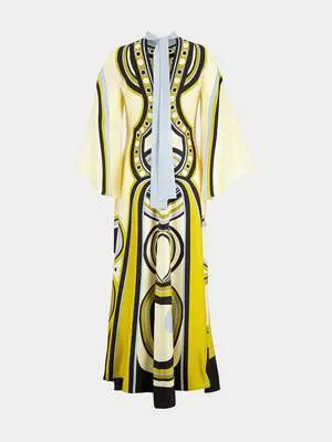 La DoubleJ Sanctuary Placée Silk Twill Maxi Dress
