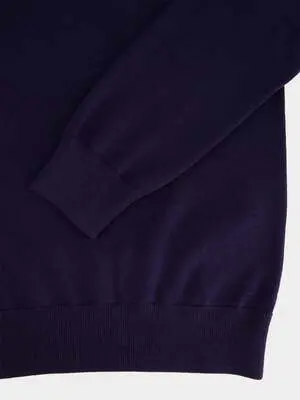 Givenchy Merino Wool Crewneck Sweater - Blue