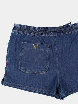 Valentino Garavani Denim Shorts - Blue