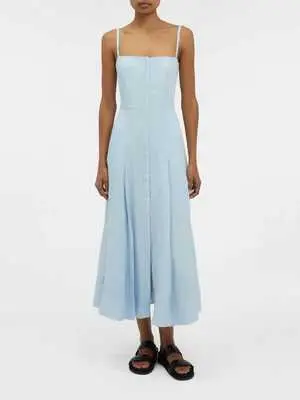 Gabriela Hearst Magritte Midi Dress - Blue