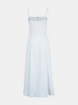 Gabriela Hearst Magritte Midi Dress - Blue