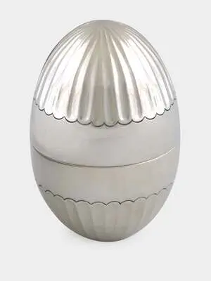 LEITÃO &AMP; IRMÃO Leitão & Irmão 925 Sterling Half-reeded Egg - Silver