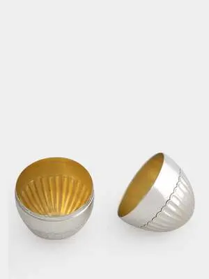 LEITÃO &AMP; IRMÃO Leitão & Irmão 925 Sterling Half-reeded Egg