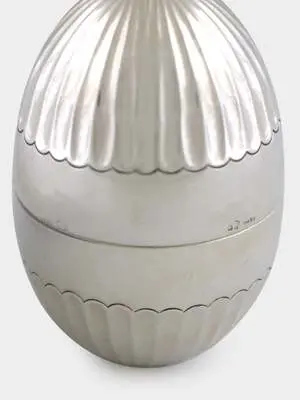 LEITÃO &AMP; IRMÃO Leitão & Irmão 925 Sterling Half-reeded Egg