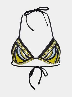 La DoubleJ Sanctuary Placée Lycra Bikini Top - Multicolour