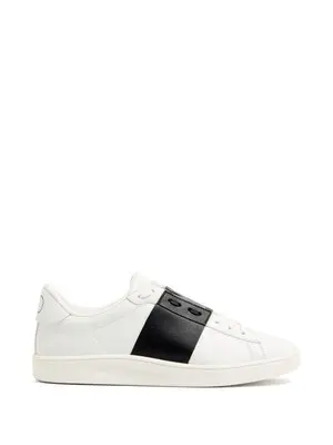 Valentino Garavani Open Royco Leather Sneakers - White