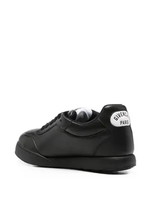 Givenchy Yard Leather Lace-up Sneakers - Black