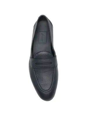 Brioni Appia Leather Penny Loafers - Blue