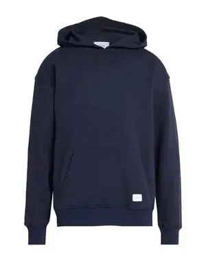 SHOE Cotton French Terry Hooded Sweatshirt - Navy