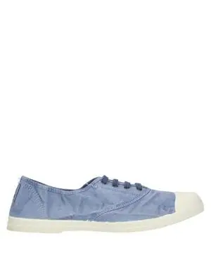 NATURAL WORLD Organic Cotton Faded Low-Top Sneakers Blue