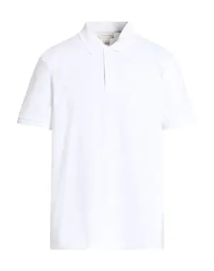 Calvin Klein Polo Shirt Size Cotton, Polyester - White