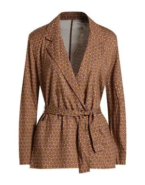 Majestic Filatures Single-breasted Floral Print Belted Blazer
