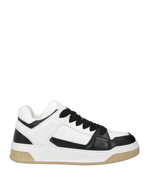 Hogan Two-tone Leather Low-top Sneakers - Black