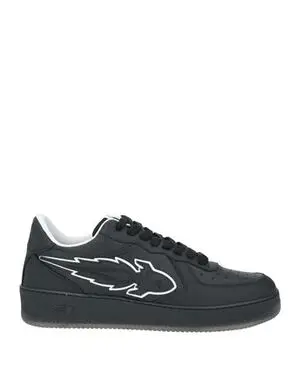 ENTERPRISE JAPAN Leather Low-top Sneakers - Black