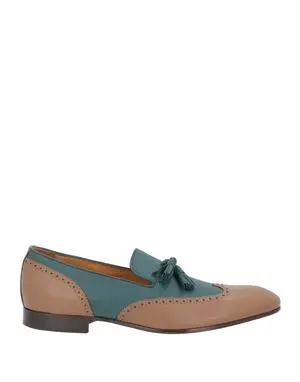 GIOVANNI CONTI Loafers Deep Teal Calfskin