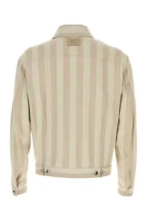 Fendi Embroidered Denim Jacket - Multicolor