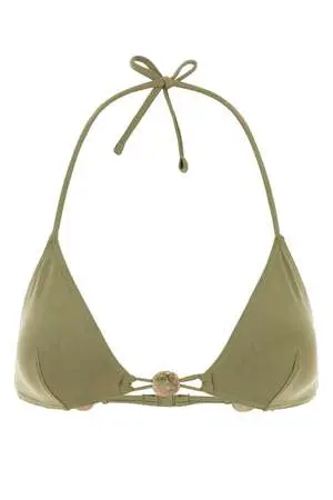 ERES Sage Stretch Nylon Alva Bikini Top - Green