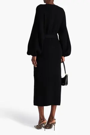 Zimmermann Ribbed Wool Midi Dress