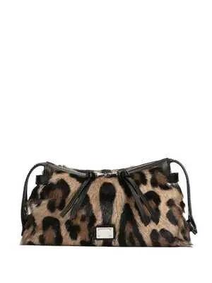 Dolce & Gabbana Vittoria Mini Leopard Print Tote Bag - Multicolor