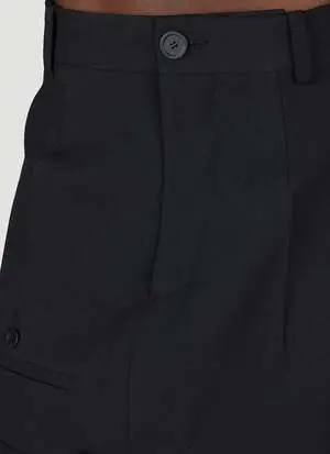 Balenciaga Deconstructed Wool Mini Skirt