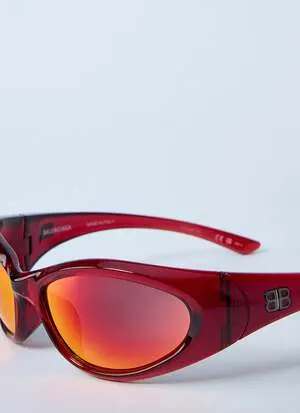 Balenciaga Sporty B Round Af Sunglasses