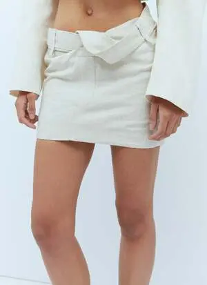 Jacquemus La Mini Jupe Bahia Skirt