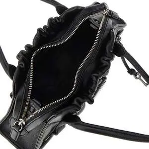 Marc Jacobs Cristina Satchel Nappa Leather Bag - Black