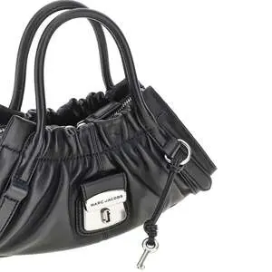 Marc Jacobs Cristina Satchel Nappa Leather Bag - Black