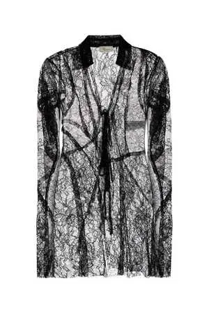 Blumarine Lace Shirt - Black