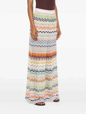 Missoni Zigzag Knit Palazzo Pants