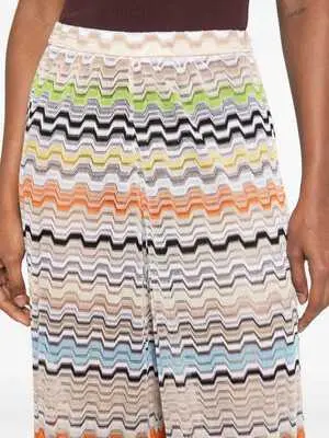 Missoni Zigzag Knit Palazzo Pants