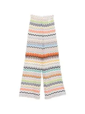 Missoni Zigzag Knit Palazzo Pants - Multicolor