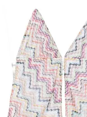 Missoni Halterneck Zigzag Knit One-piece Swimsuit - Multicolor