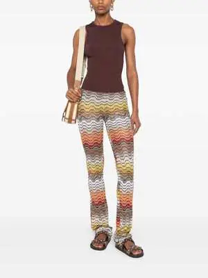 Missoni Zigzag Knit Trousers - Multicolor