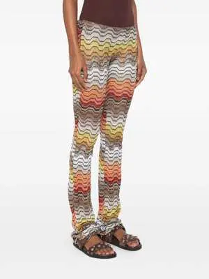 Missoni Zigzag Knit Trousers - Multicolor
