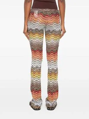 Missoni Zigzag Knit Trousers - Multicolor