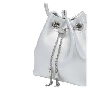 JIMMY CHOO Bon Bon Bucket Bag - Silver