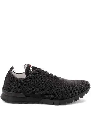 Kiton Lace-up Sneakers - Black