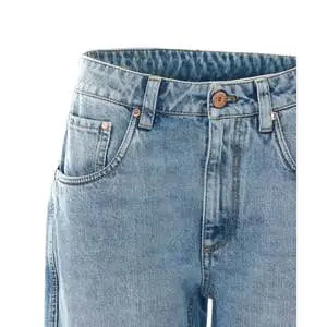 Brunello Cucinelli Straight-leg Denim Jeans With Crystal Embellishments