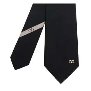 Valentino Garavani Vlogo Signature Silk Tie