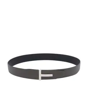 TOM FORD Reversible T Line Belt - Gray