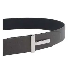 TOM FORD Reversible T Line Belt - Gray
