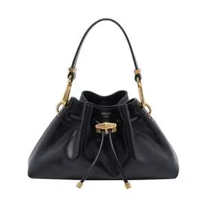 JIMMY CHOO Small Cinch Shoulder Bag - Black