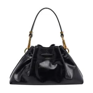 JIMMY CHOO Small Cinch Shoulder Bag - Black