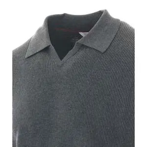 Brunello Cucinelli English Rib Stitch Polo