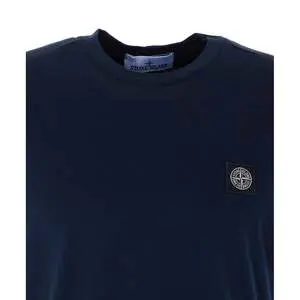 Stone Island Logo T-shirt - Blue