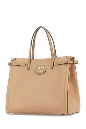 Valentino Garavani Vlogo Signature Shopper Bag - Brown