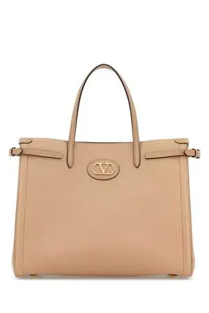 Valentino Garavani Vlogo Signature Shopper Bag - Brown